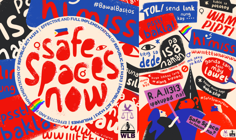 Safe Spaces Act Design Campaign: Posters and Stickers | Women's Legal ...
