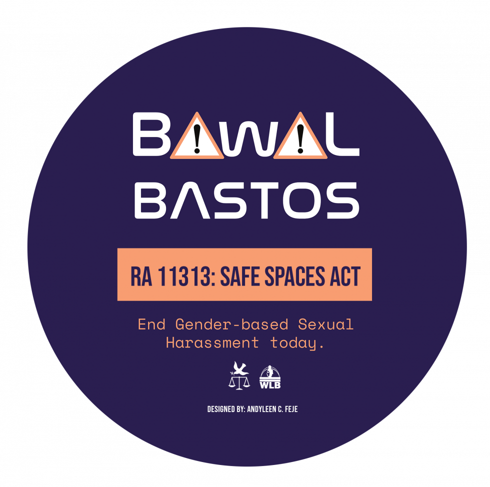 Safe Spaces Act Design Campaign: Posters and Stickers - Women's Legal ...